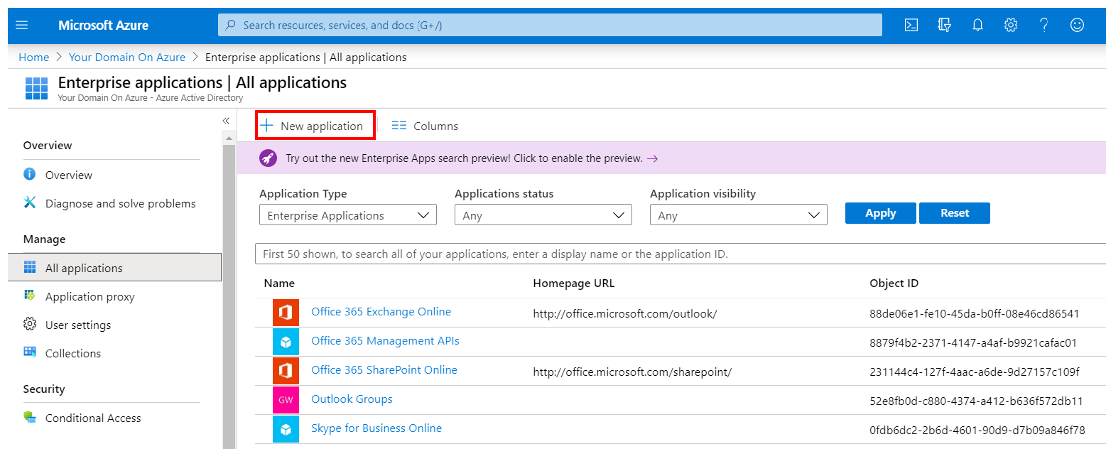 Azure Single Sign-On for Web Client