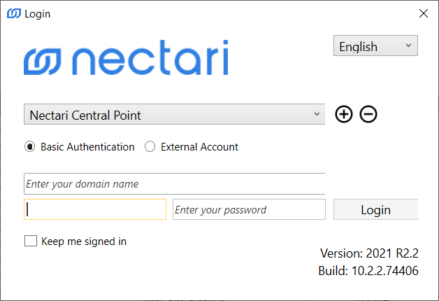 Se connecter à Excel Add-in de Nectari