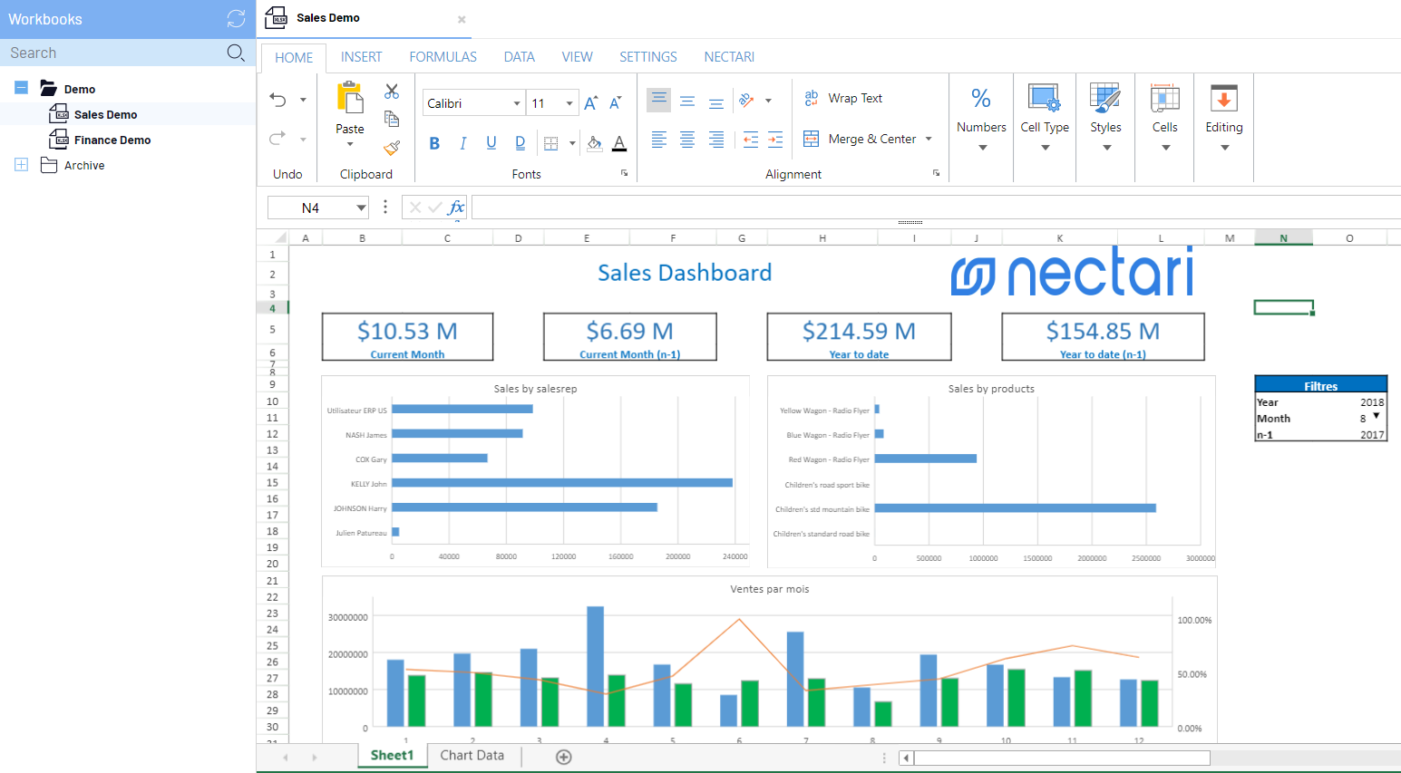 Customizing a Workbook